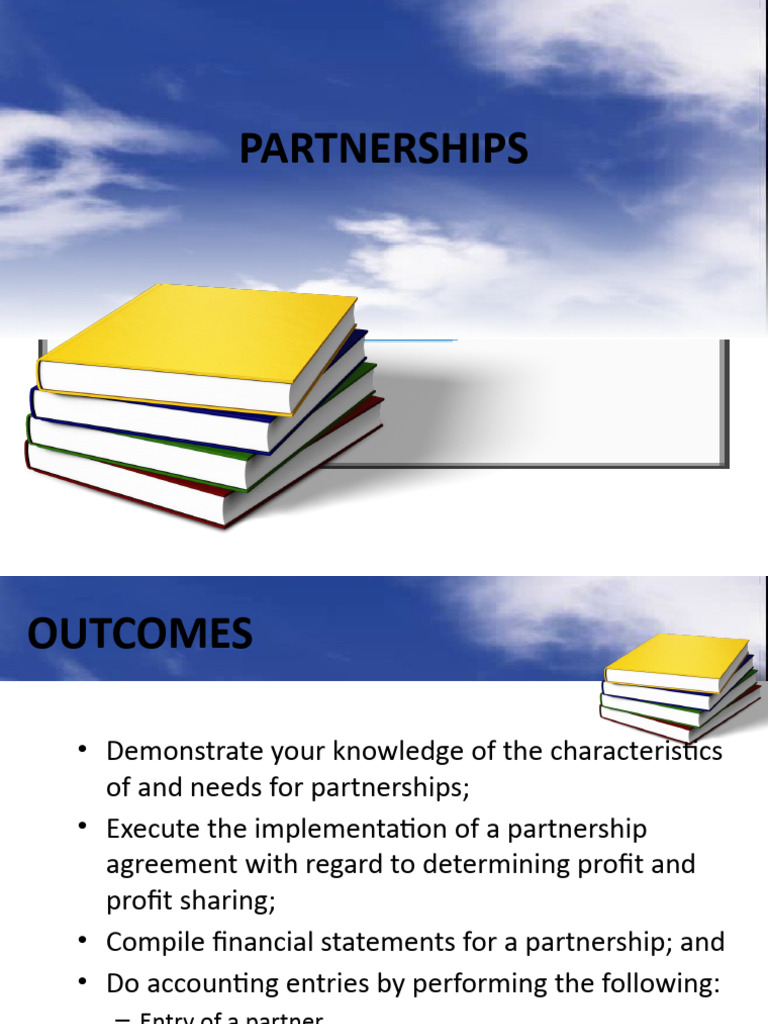 AFI3582 Partnerships English v1 | PDF | Partnership | Balance Sheet