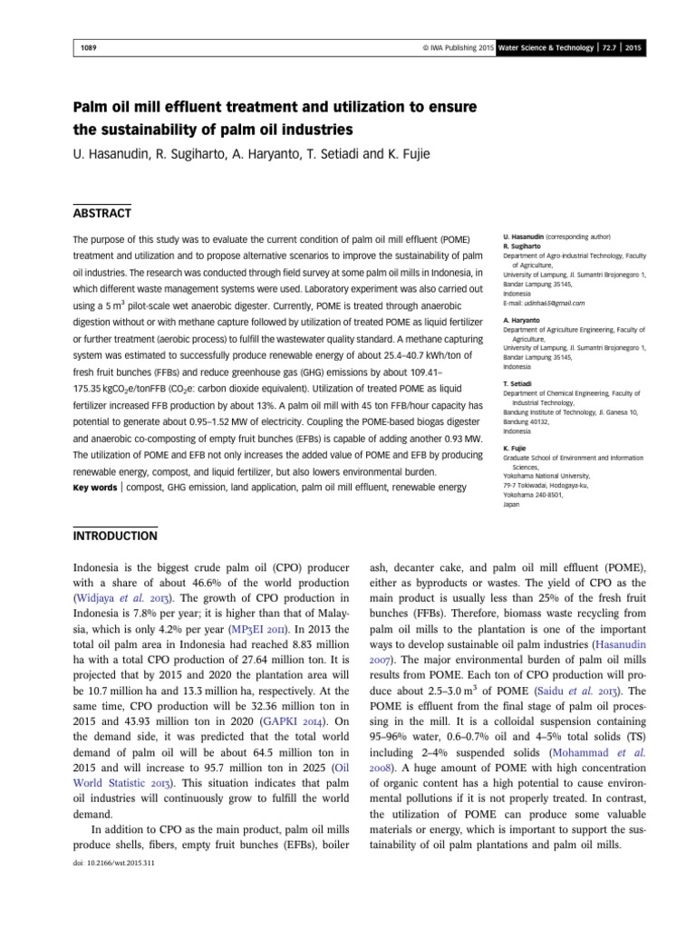 Has A Nudin 2015 | Download Free PDF | Anaerobic Digestion | Biogas
