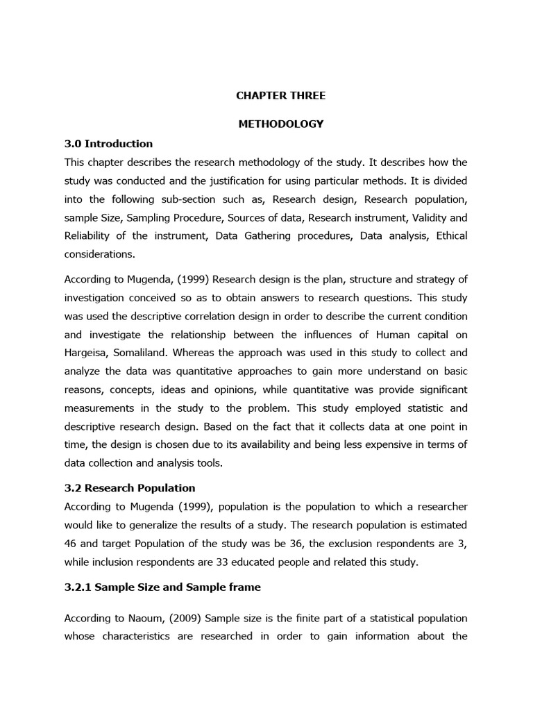 Chapter Three Pdf Validity Statistics Sampling Statistics
