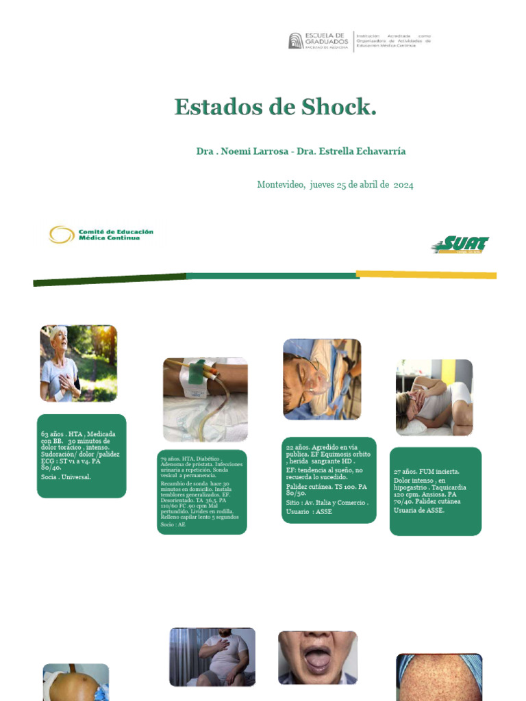 Adultos v 1 Estados de Shock SUAT 25 de Abril de 2024 (1) | PDF ...