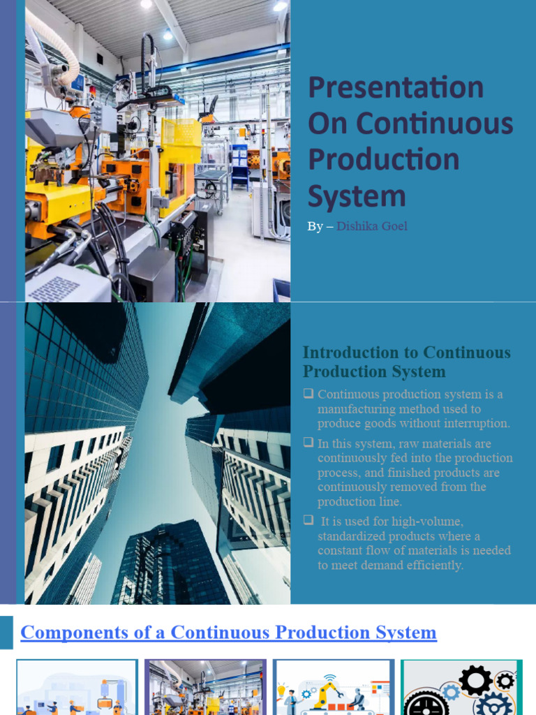 Introduction To Continuous Production System Neww | PDF | Automation ...