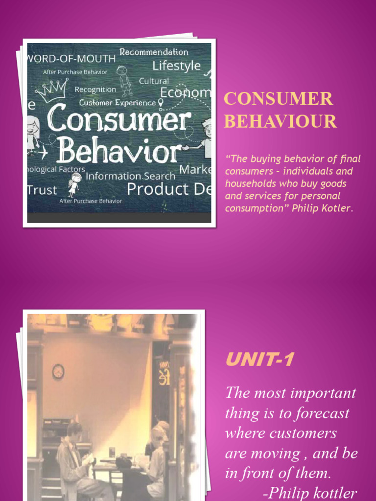 Consumer Behaviour | PDF | Behavior | Consumer Behaviour