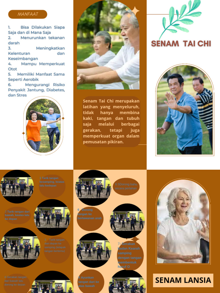 Leaflet Senam Taichi | PDF