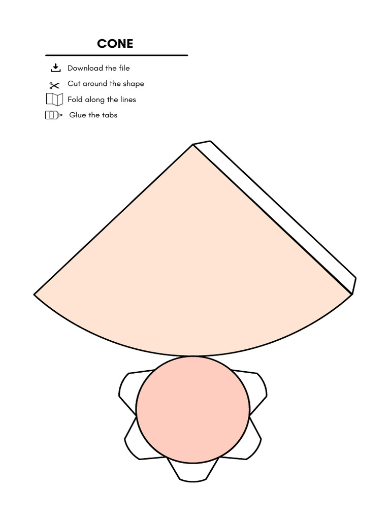 Geometry Cone Net Template | PDF
