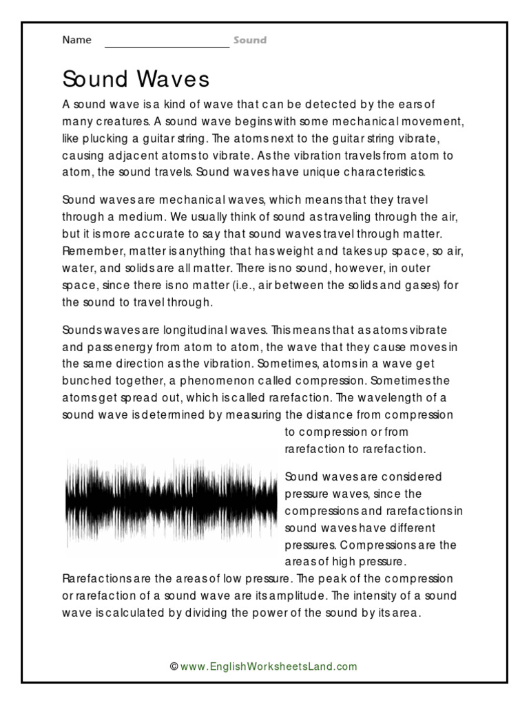 Sound Waves | PDF