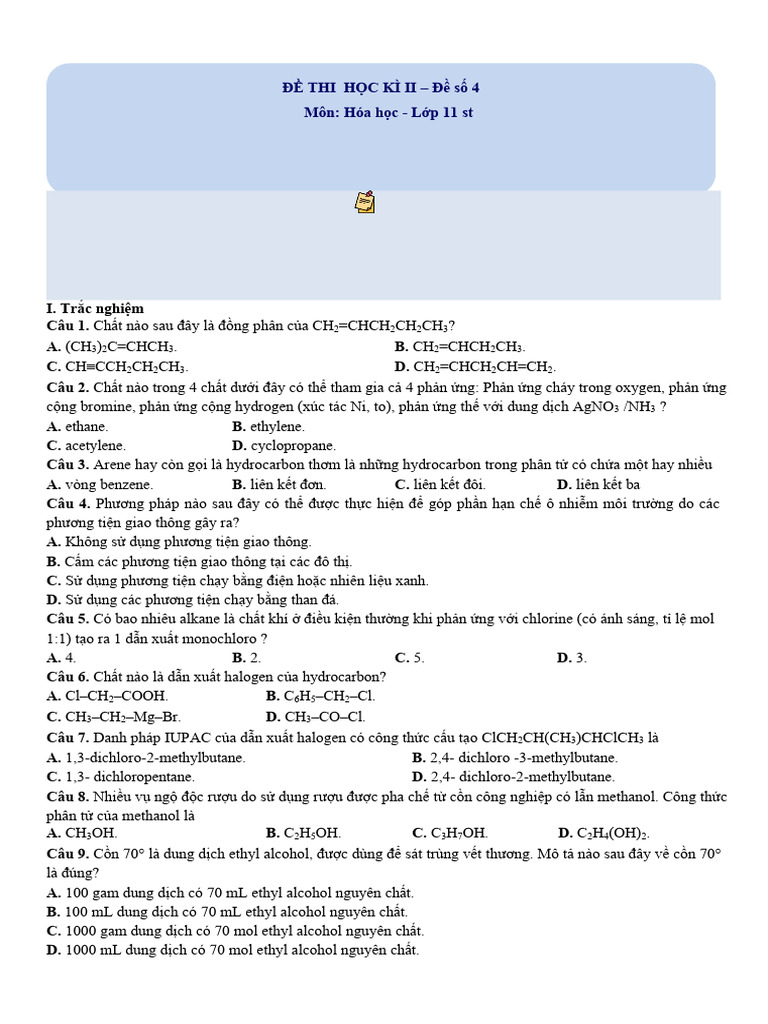 de-thi-hoc-ki-2-hoa-11-chan-troi-sang-tao-de-so-4-1710835680 | PDF