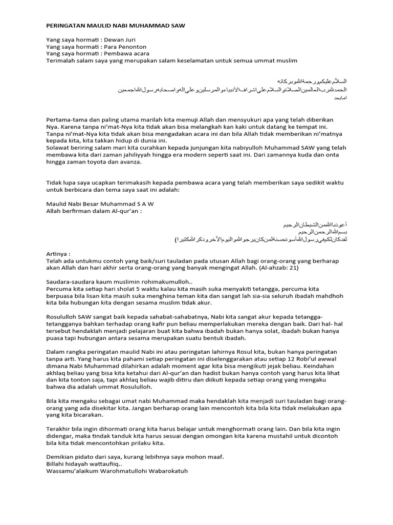 CONTOH TEKS Pildacil | PDF