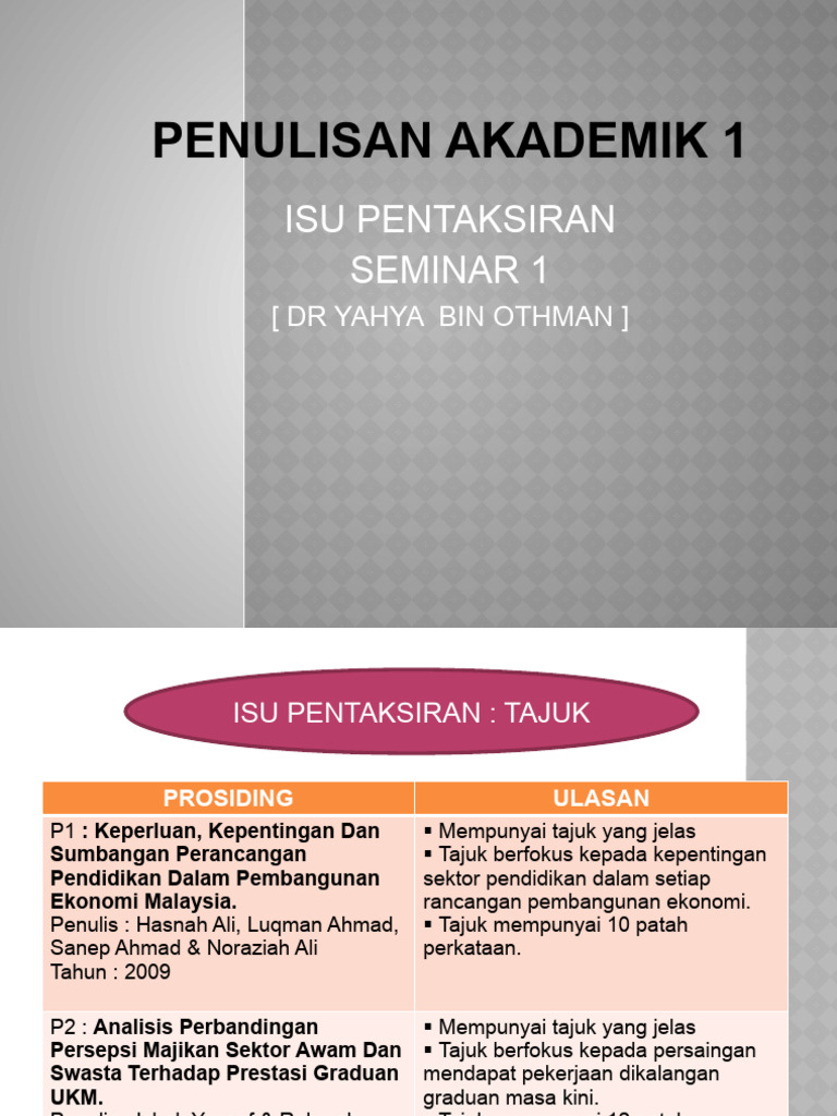 Contoh - Analisis Prosiding - Seminar1 | PDF