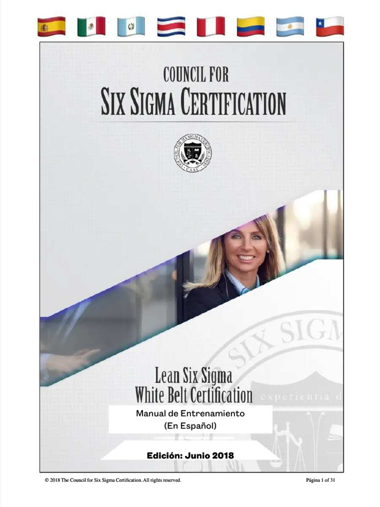 Manual CSSC White Belt en Espaol | PDF | Six Sigma | Estadísticas