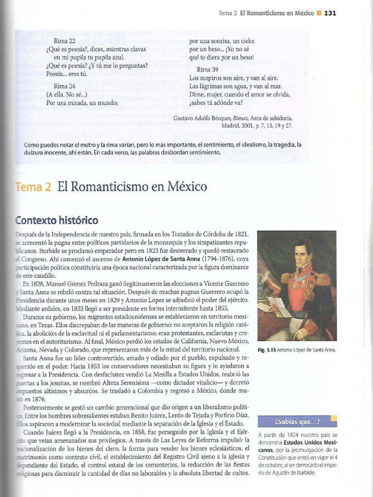 Romanticismo en M-Xico - 125252 | PDF