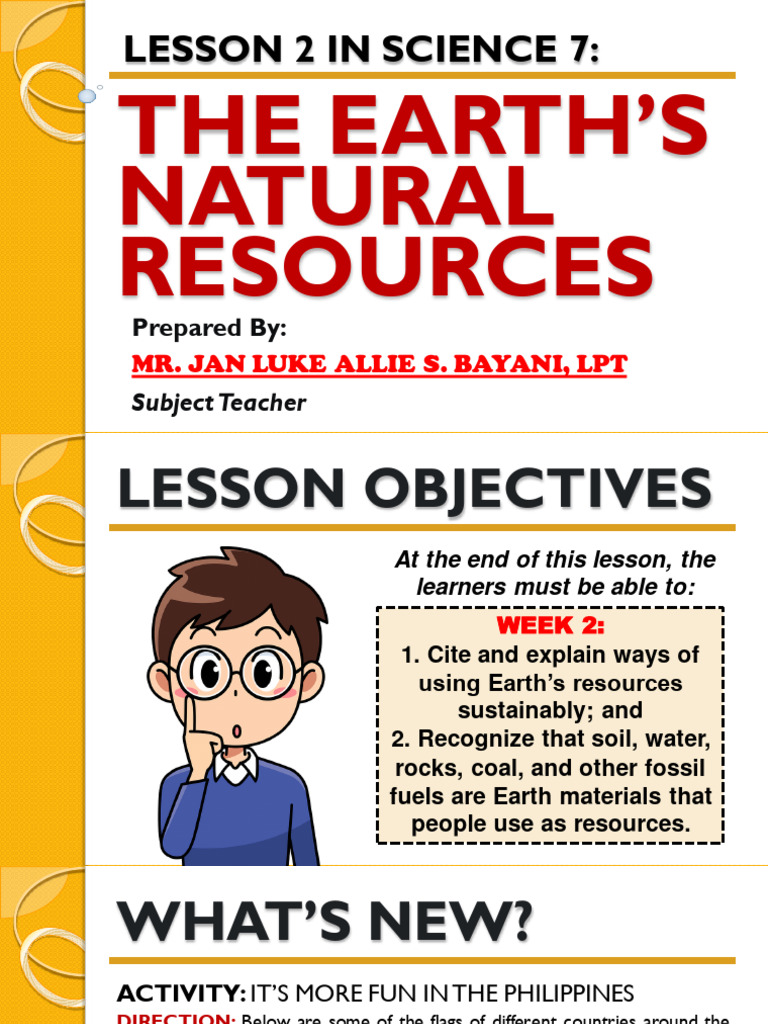 The Earths Natural Resources | PDF | Renewable Energy | Electricity ...