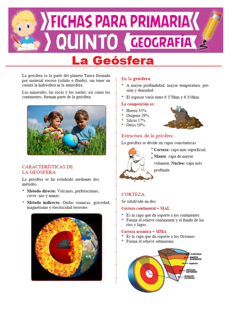Estructura y características de la geósfera | PDF | Física Aplicada e ...