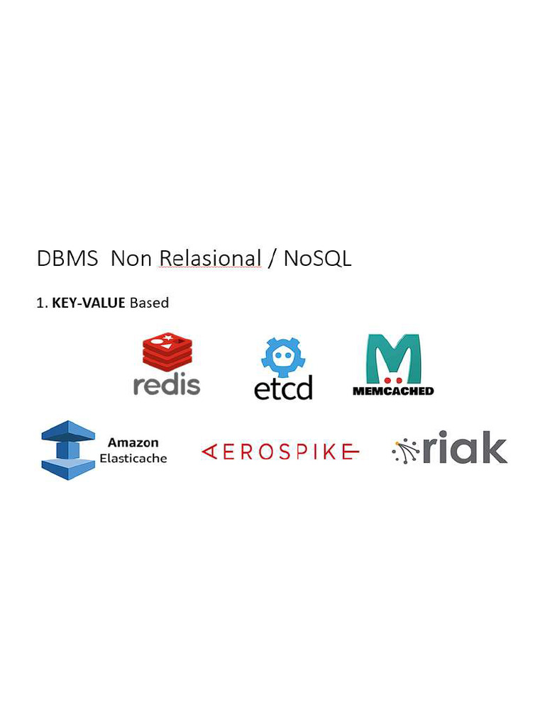 DBMS Non Relasional atau NoSQL - Key Value | PDF