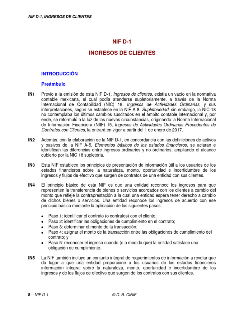 Ejemplo Nif 8 | PDF | Contabilidad | Business