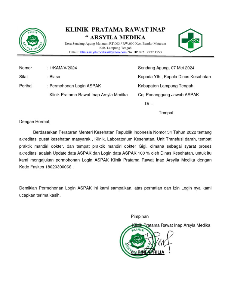Permohonan Login Aspak | PDF | Pengembangan Diri