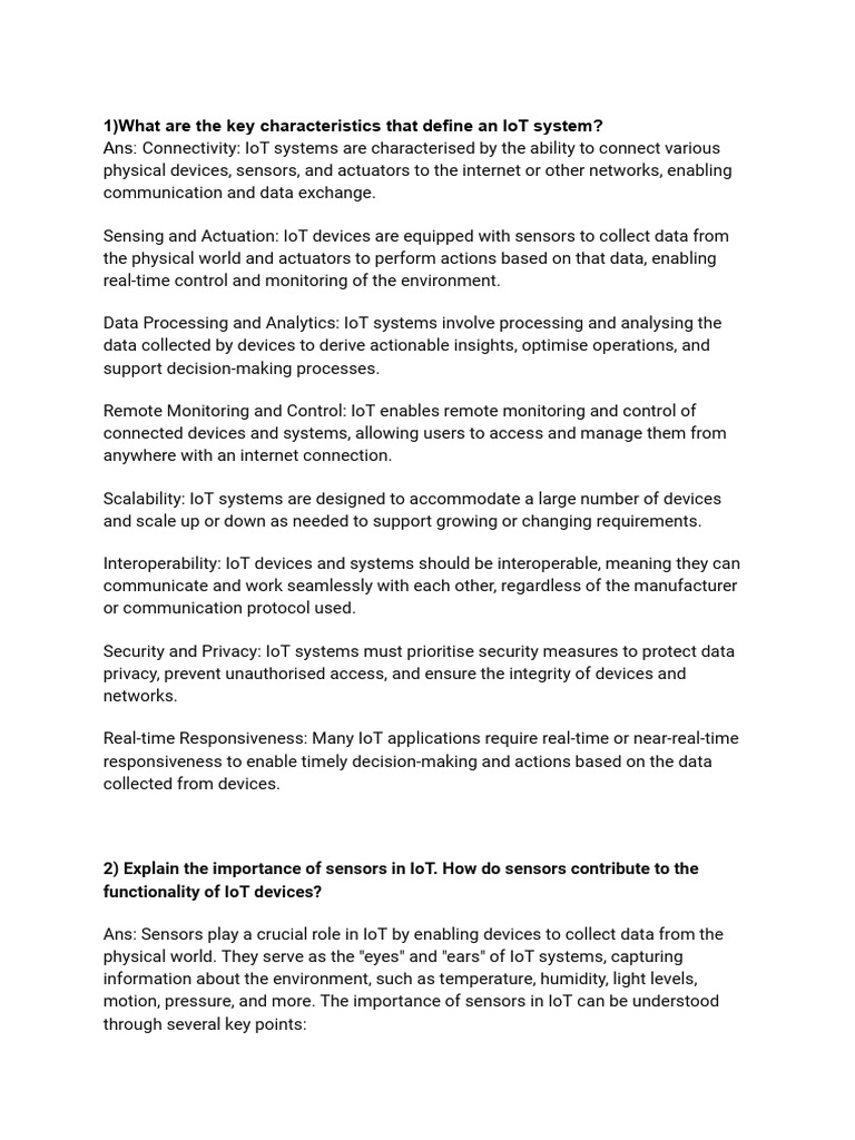 IOT Solution | PDF | Internet Of Things | Cloud Computing