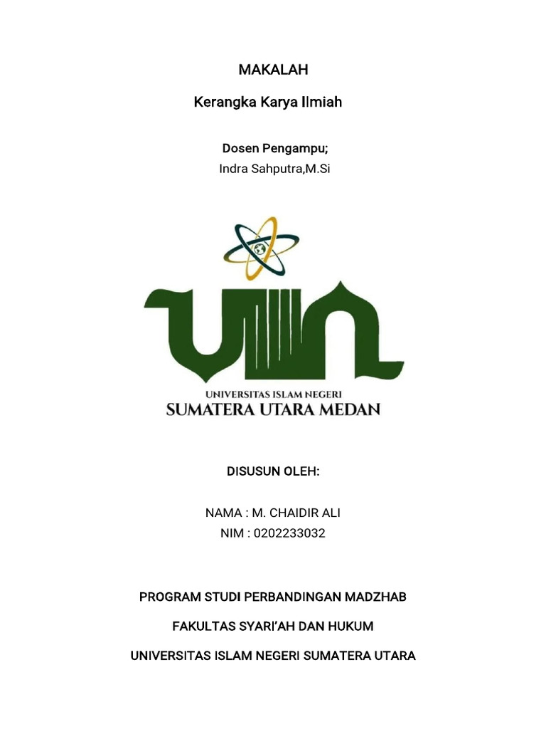 TUGAS M. Chaidir Ali | PDF