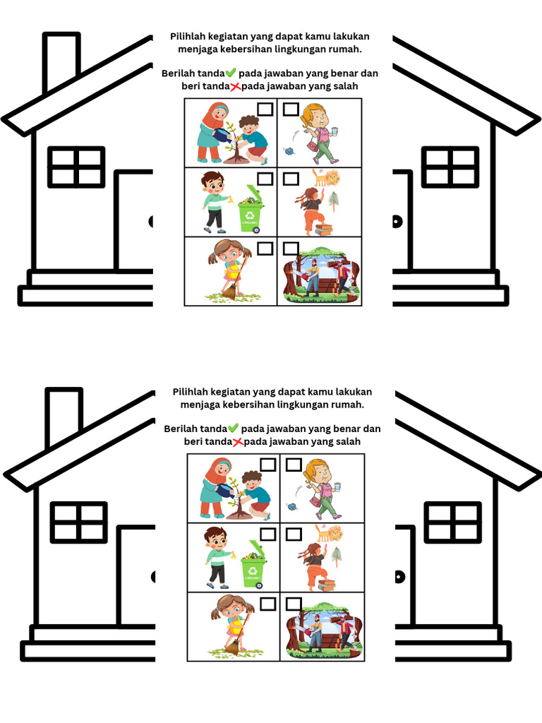 LKPD Menjaga Kebersihan Rumah | PDF
