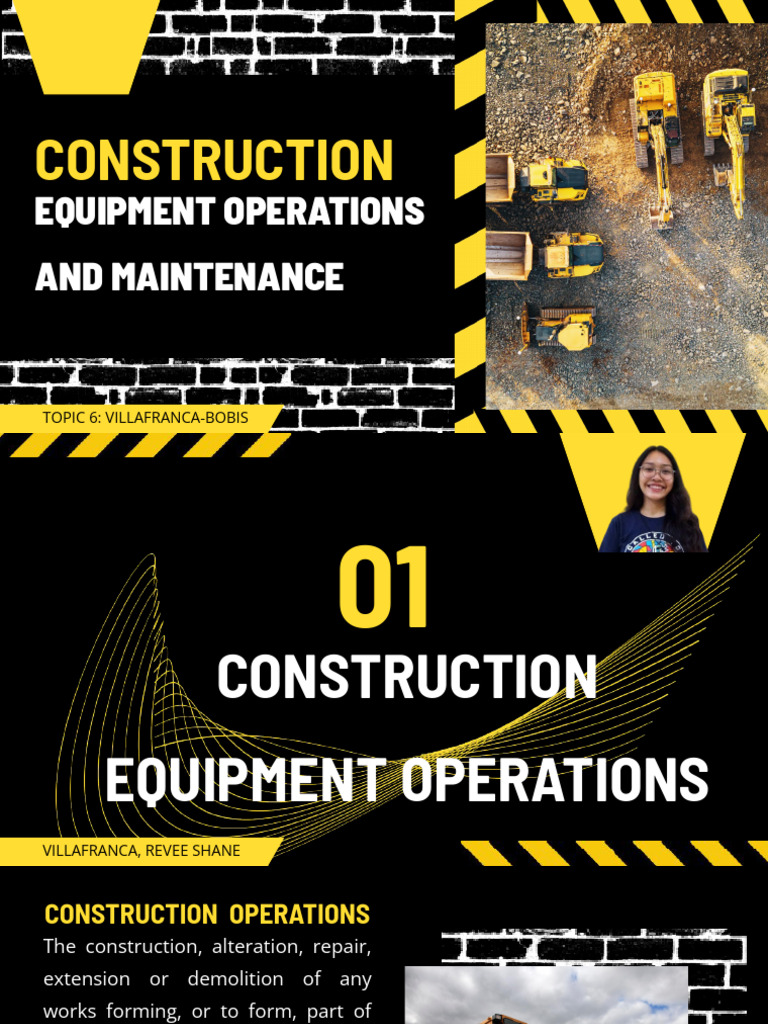 Construction Equipment Operations Guide | PDF | Heavy Equipment ...