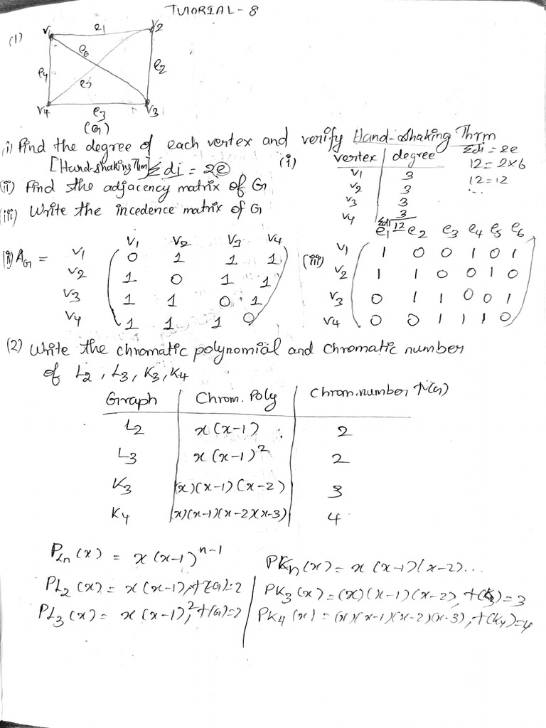 Tutorial 8 Discrete Structures | PDF
