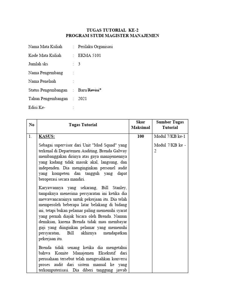Tugas Tutorial 2 | PDF