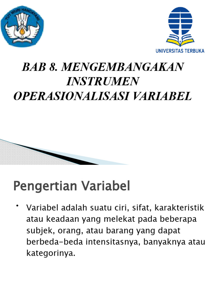 Operasionalisasi Variabel dalam Penelitian | PDF