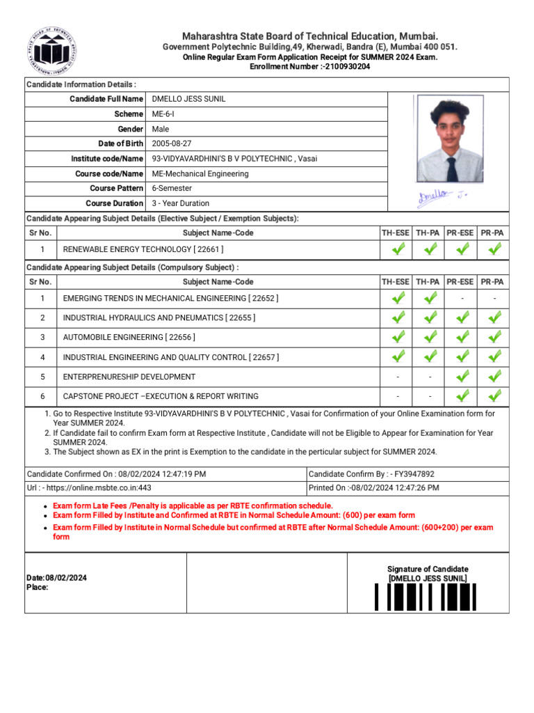 6th Sem | PDF | Educational Stages