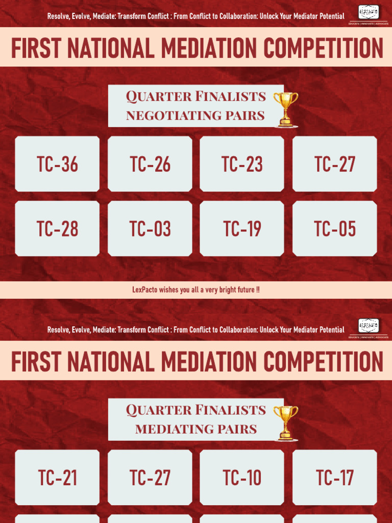 Quarter Finalists | PDF