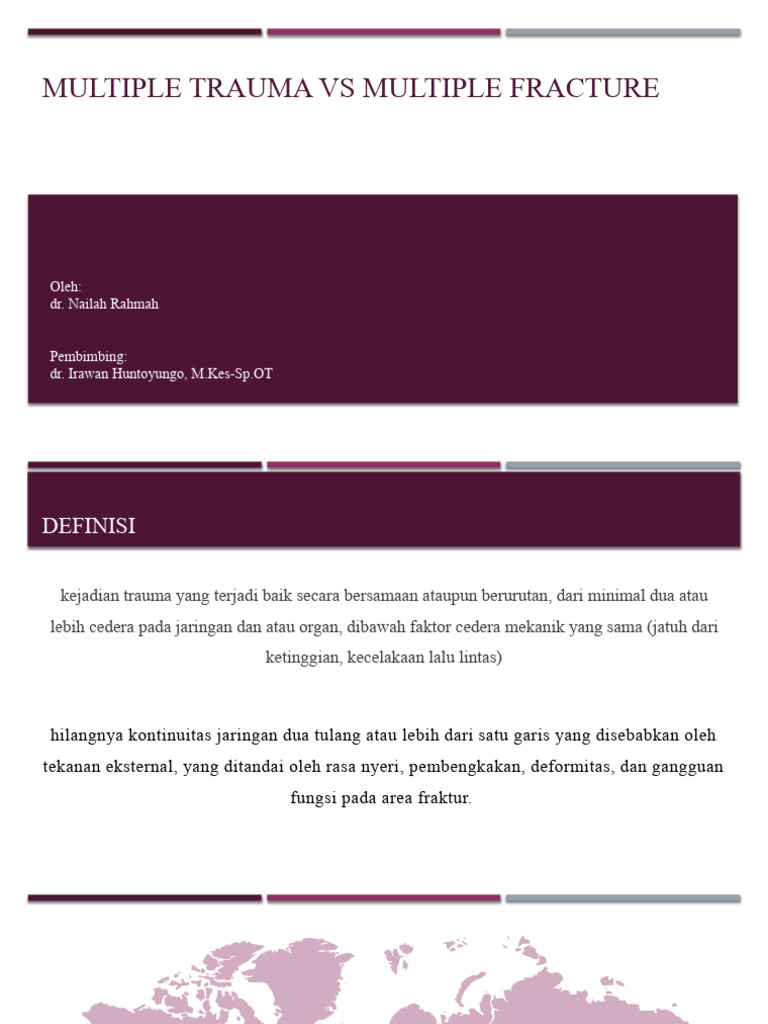 Multiple trauma vs multiple fracture | PDF | Major Trauma | Bleeding