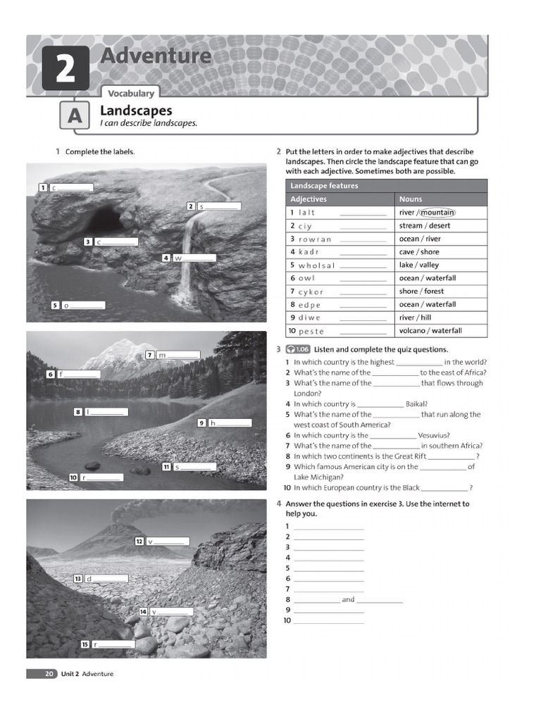 Pre-Intermediate WB U2 | PDF