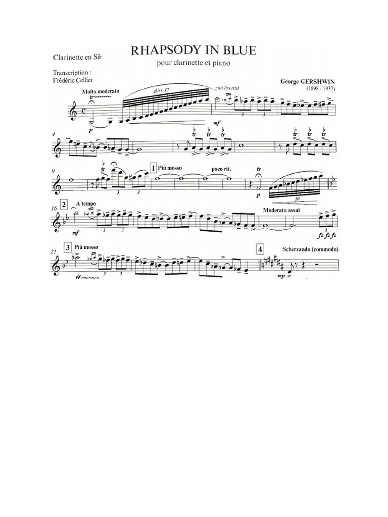 rhapsody in blue opening | PDF