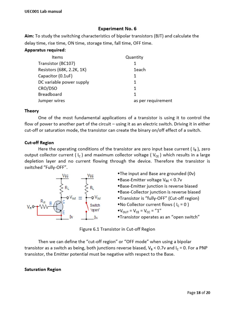 Exp A5 | PDF | Bipolar Junction Transistor | Transistor