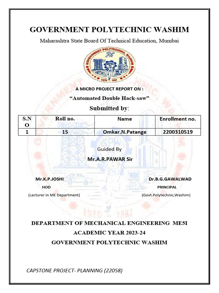 Omkar Report CPP 1 | Download Free PDF | Mechanical Engineering | Engineering