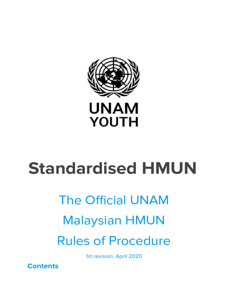 ROP_ HMUN | PDF | United Nations Security Council | Government