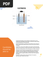 Electrolysis - Chemistry IGCSE Notes | PDF | Ion | Anode