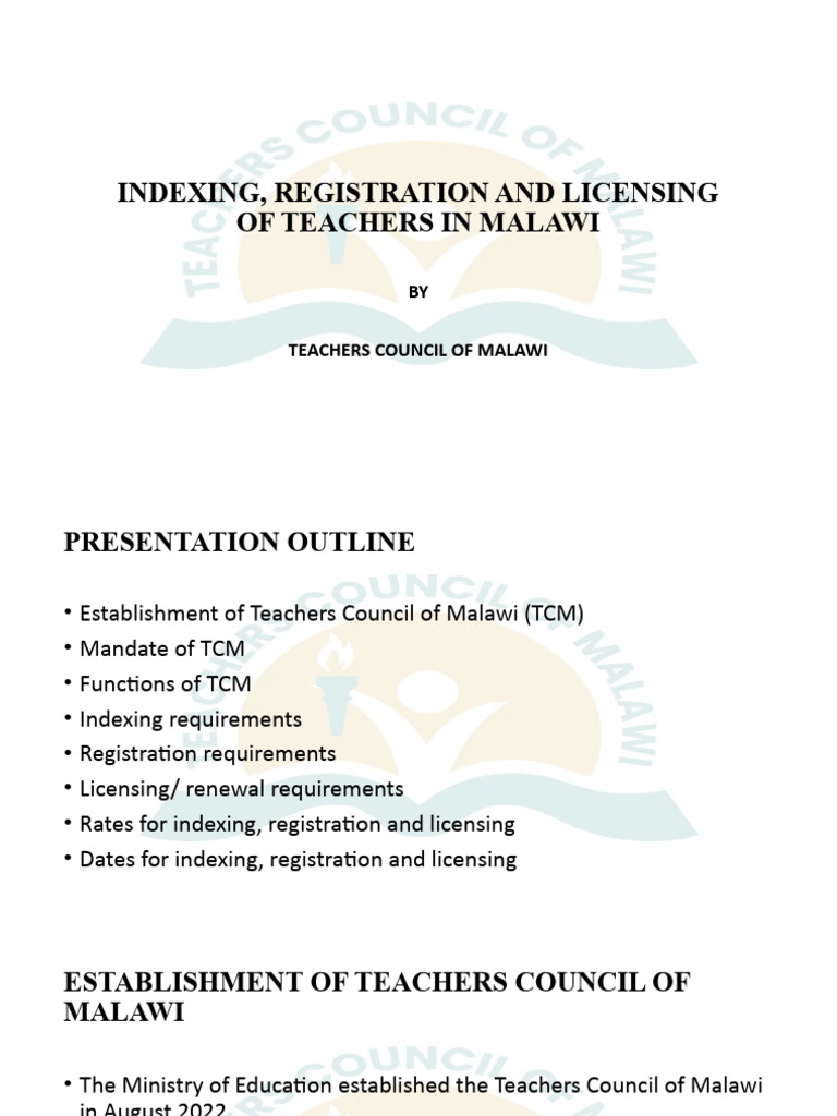 TCM PRESENTATION - TCM Background Edited | PDF | Identity Document ...