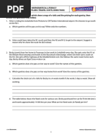 Worksheet 7 Financial Documents and Tariff Systems Grade 10 ...