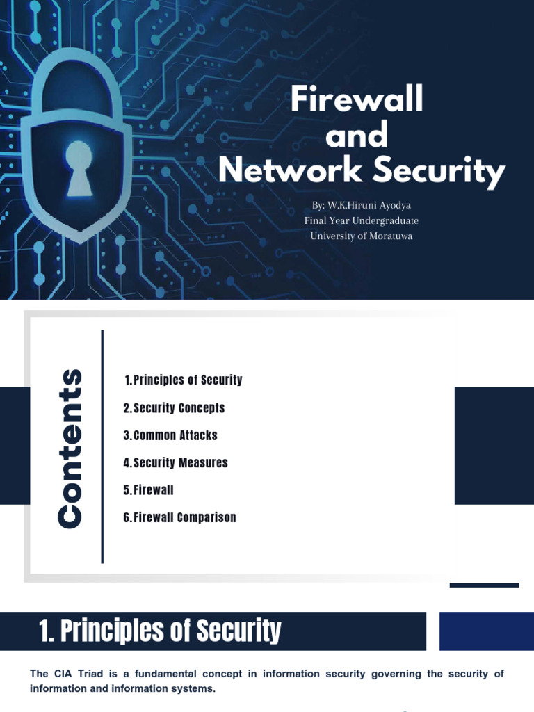 Firewalls and Network Security | PDF | Firewall (Computing) | Security
