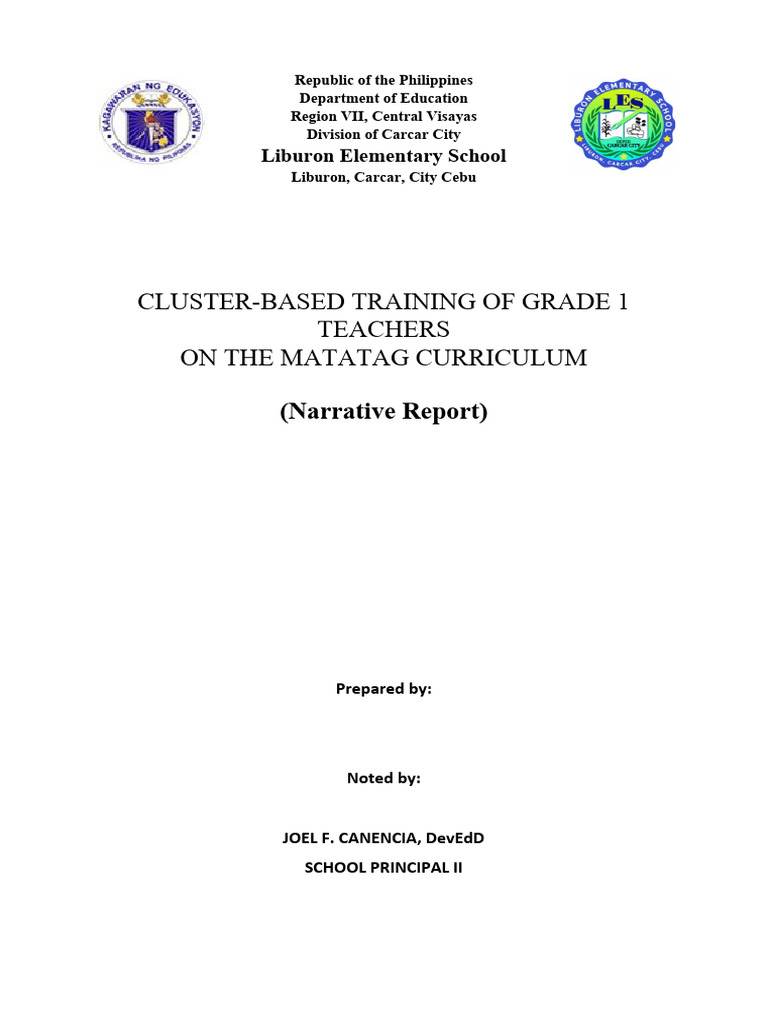 Matatag Accomplishment Narrative Report | PDF