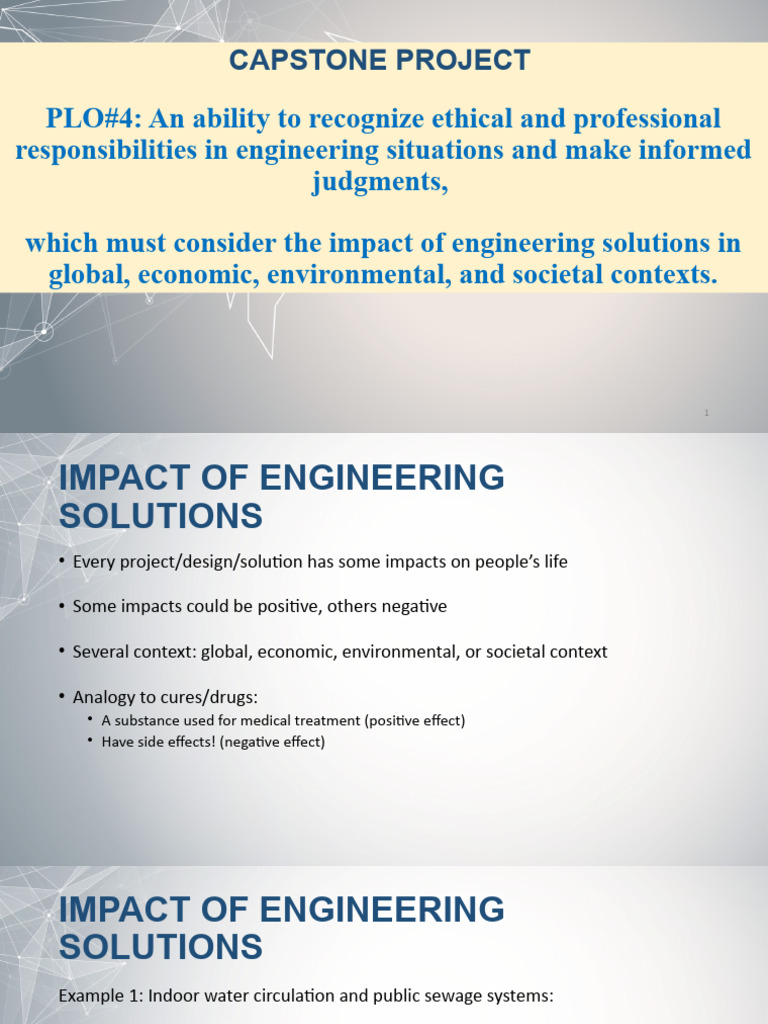 Impact of Engineering Solutions | PDF | Pollution | Water Pollution