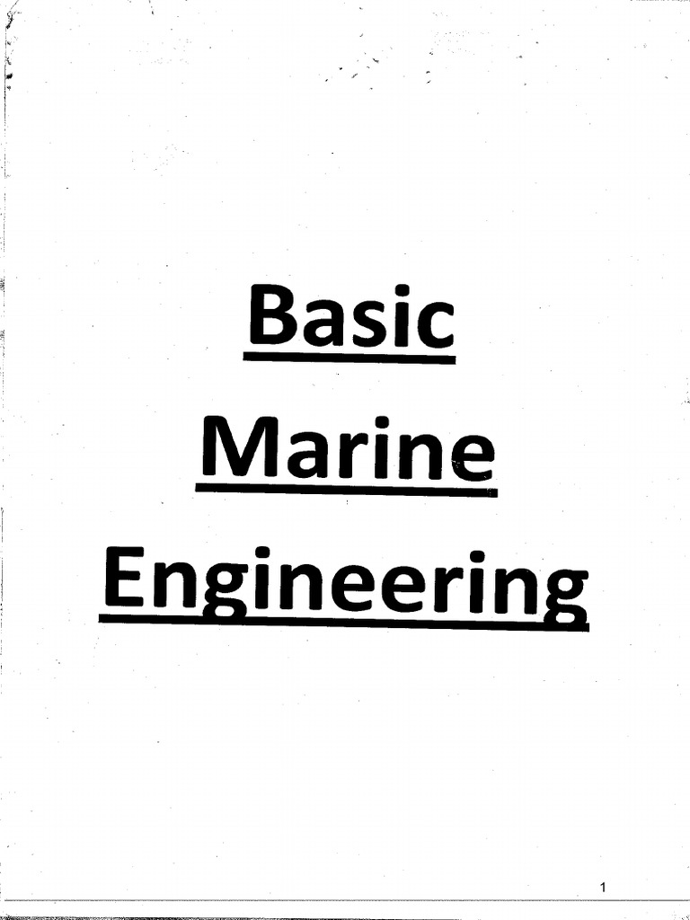 Marine Engineering | PDF