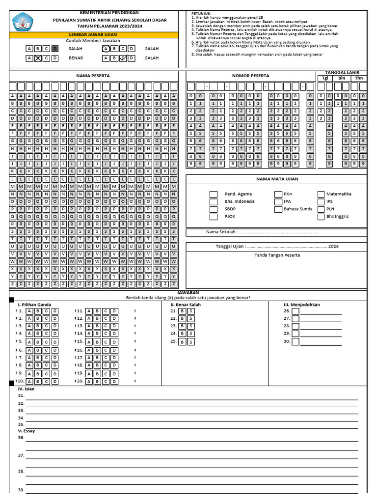 LJK Psaj 2023-2024 | PDF