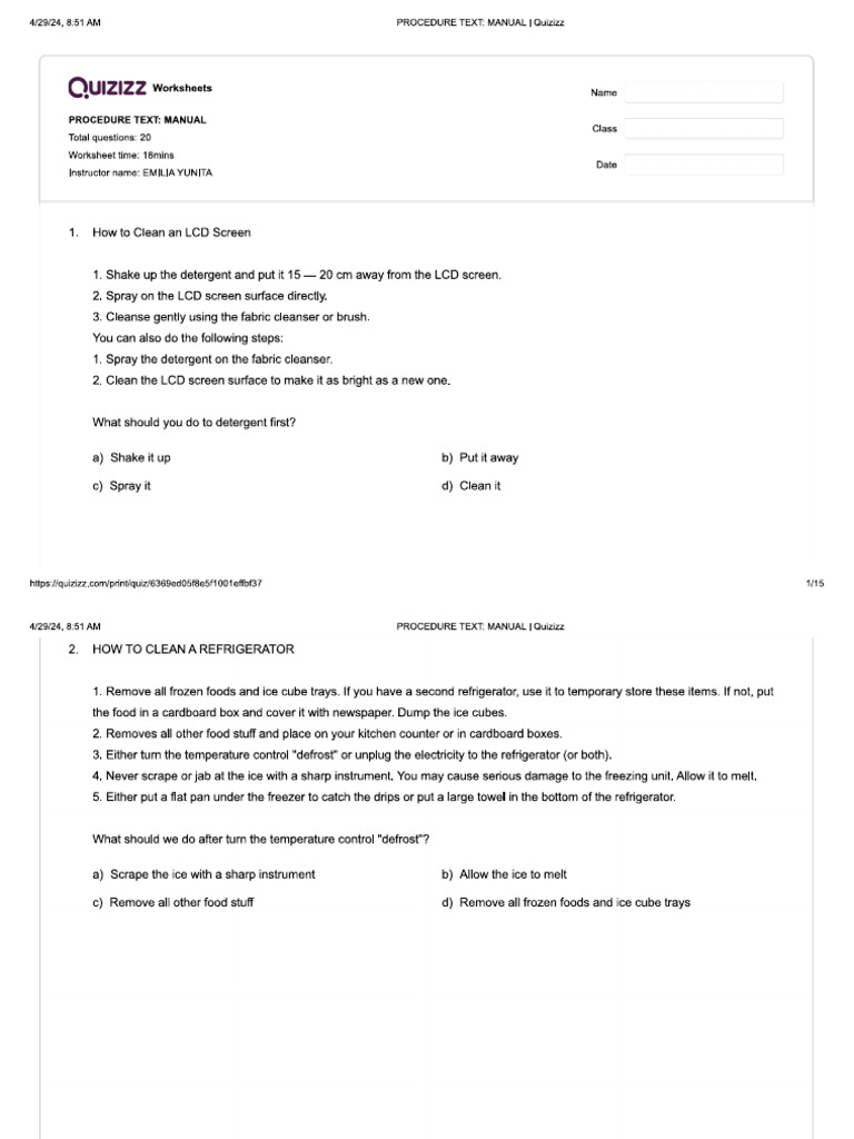 Procedure - Manual | PDF