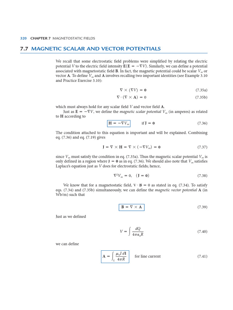Magnetic Scalar and Vector Potentials | PDF | Lightning | Nuclear Fusion