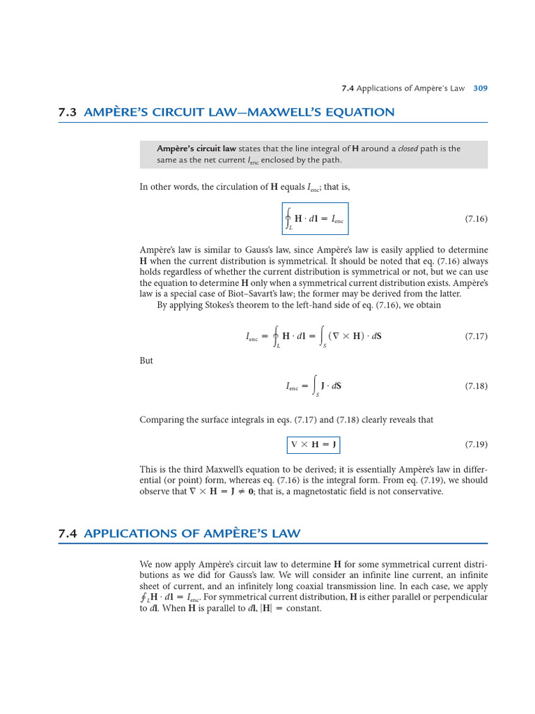 EE 204 Chapter 7 Magnetostatic Field Part 2 | PDF | Magnetic Field ...
