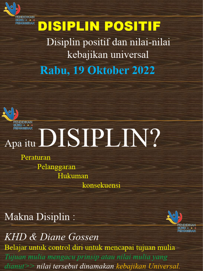 SIDADI-Aksi - Nyata - Modul 1.4.a.4.1 .Disiplin - Positif | PDF