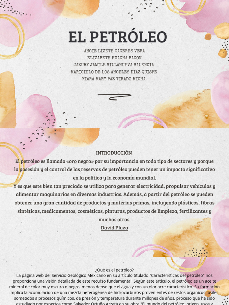 Presentación de Proyectos de Arte Aesthetic Acuarelas Rosa y Amarillo ...