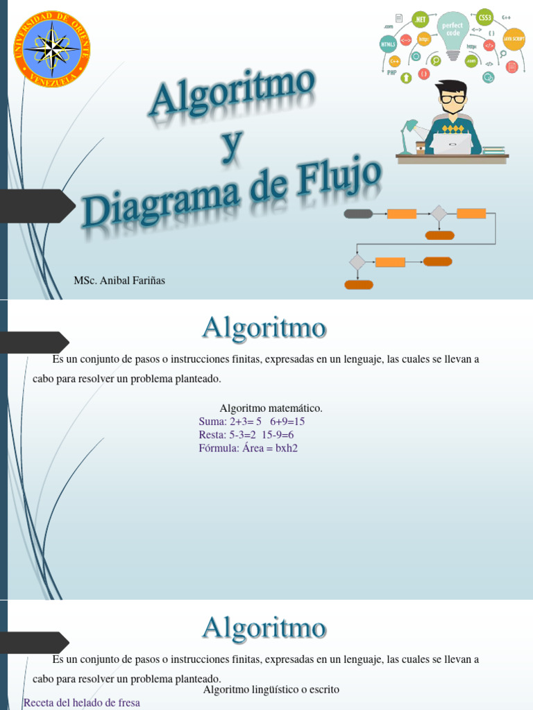 Algoritmos y DF | PDF | Algoritmos | Programa de computadora