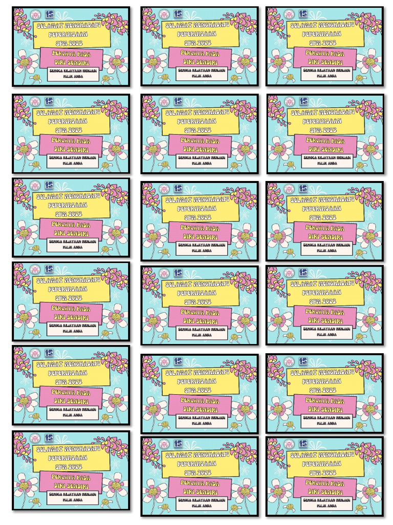 Kad Ucapan | PDF