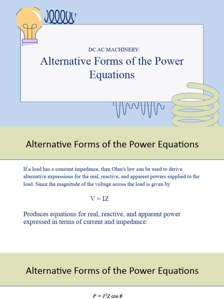 DC-AC-Complex-Power-Etc. | PDF | Ac Power | Electrical Impedance